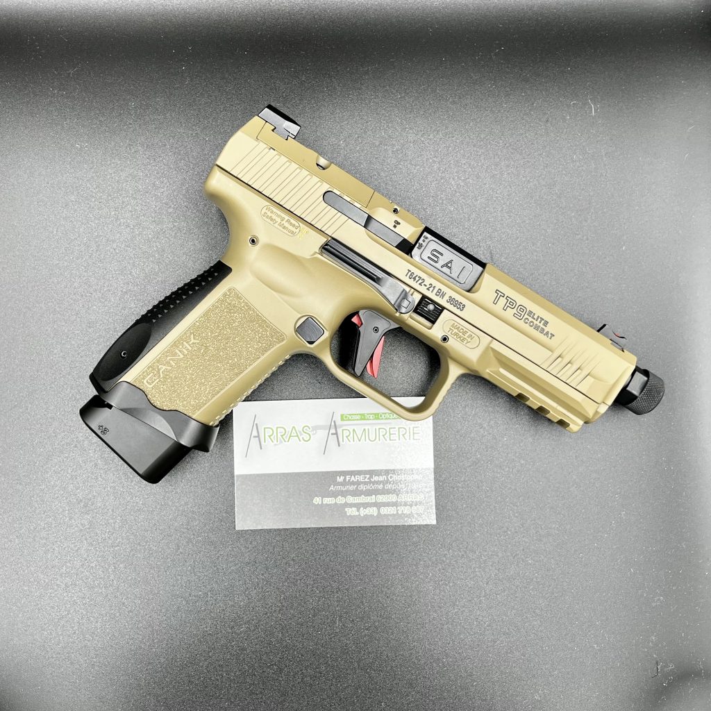 CANIK TP-9 ELITE COMBAT FDE 9x19 - Arras armurerie