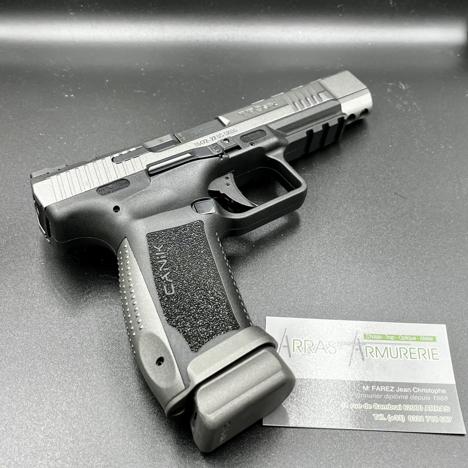 CANIK TP-9 SFX MOD2 TUNGSTEN GRIS 9x19 - Arras armurerie